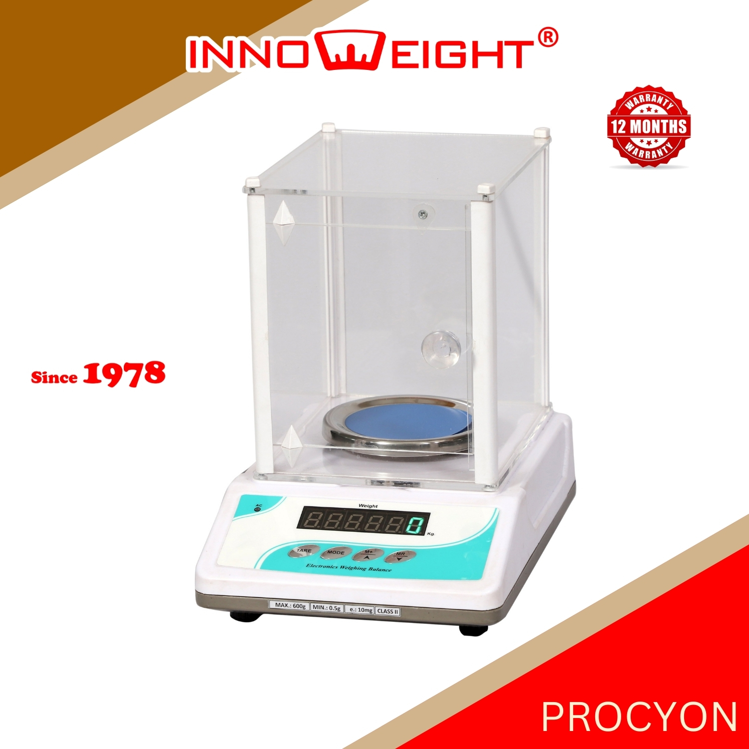 Innoweight Procyon Electronic Jewellery scale. ABS Body, strain gauge ...