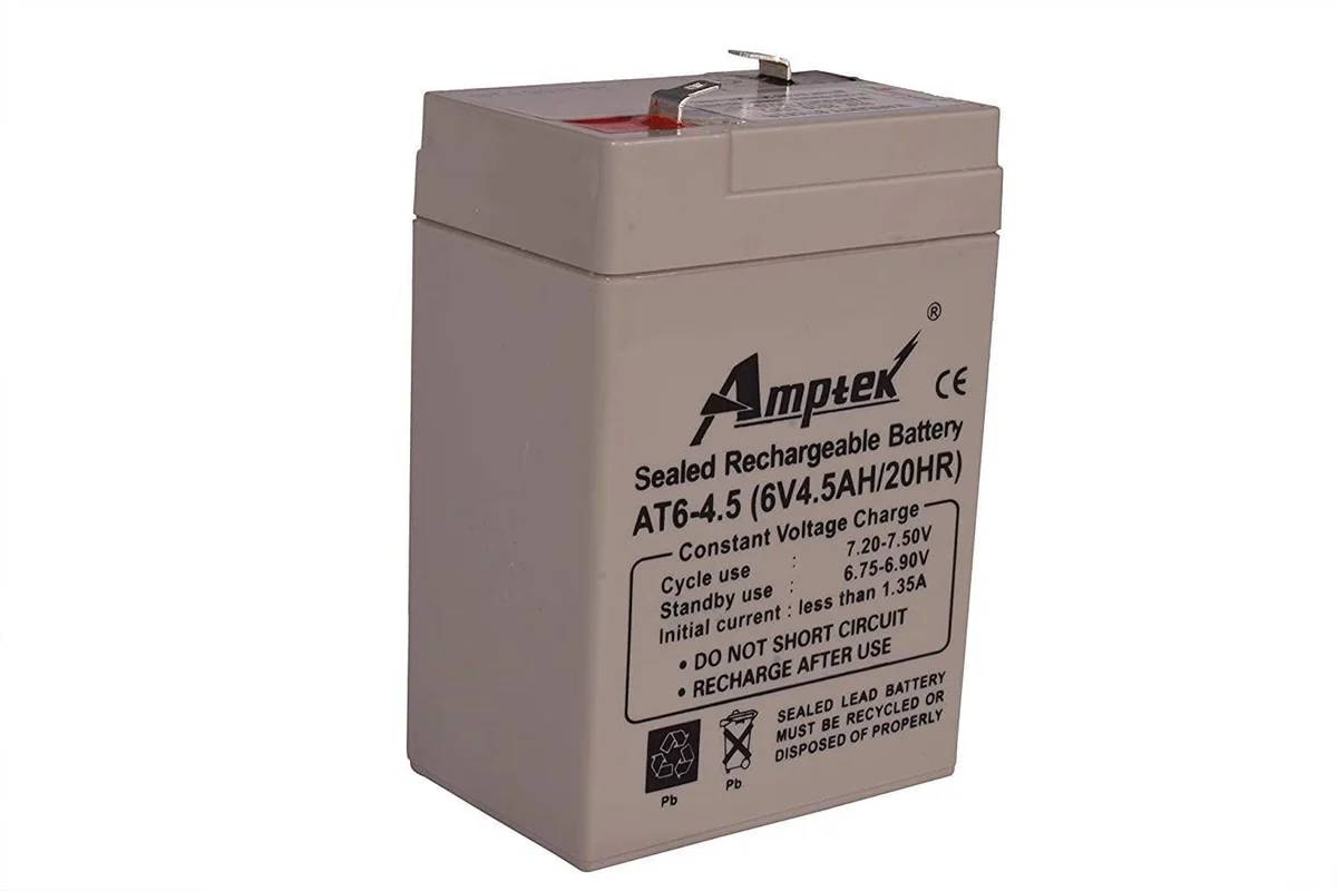 Innoweight 6.0V Lead Acid Battery. Suitable for 6V Weighing scales ...